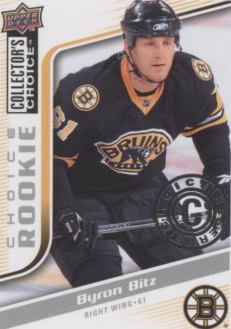 2009-10 Upper Deck Collector's Choice - Byron Bitz #236 Choice Reserve ...