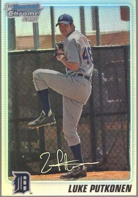2010 Bowman Chrome - Prospects Refractor #BCP157 Luke Putkonen /500 (RC ...