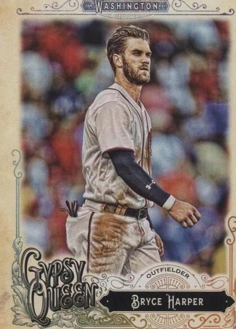 2017 Topps Gypsy Queen - Capless Variation Bryce Harper #171 for sale ...