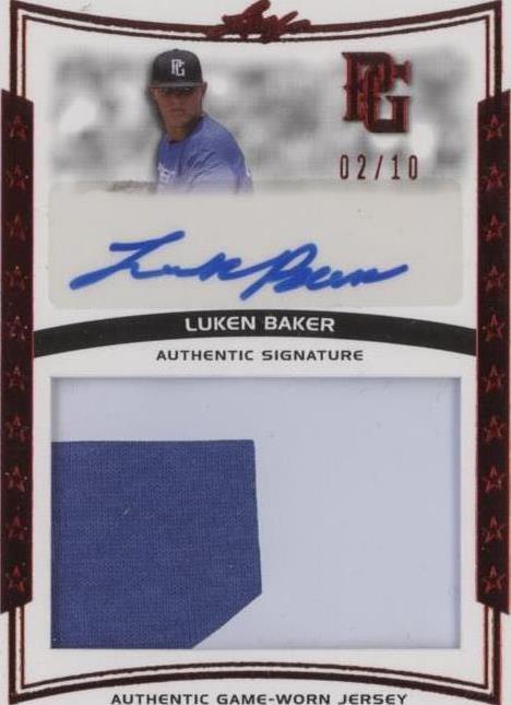 2014 Leaf Perfect Game Showcase - Jersey Autographs Red Foil #JA-LB1 ...
