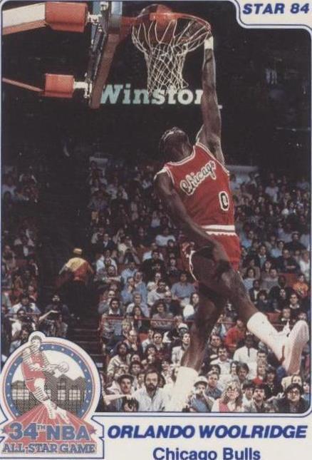 1984 Star - Slam Dunk Championship Orlando Woolridge #10 for sale ...