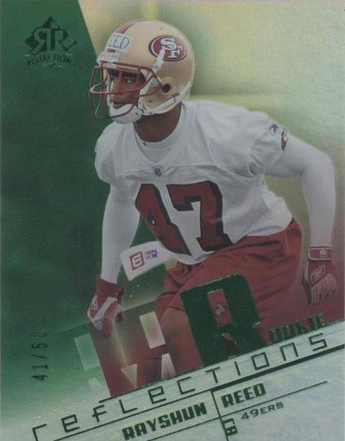 2004 Upper Deck Reflections - Rookie Reflections Green #231 Rayshun Reed /50 (RC) for sale ...