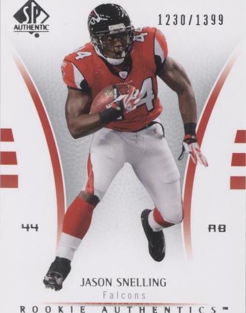 2007 SP Authentic - Rookie Authentics Jason Snelling #110 /1399 (RC ...