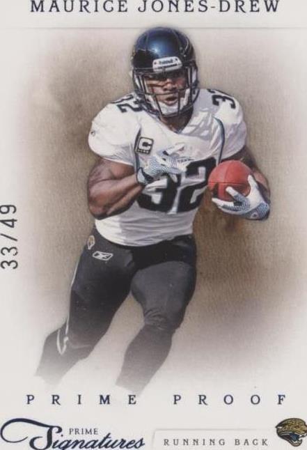2011 Panini Prime Signatures - Maurice Jones-Drew #123 Prime Proof Blue ...