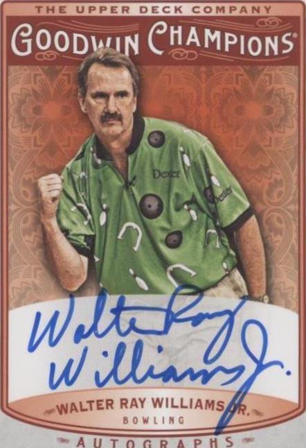 2019 Upper Deck Goodwin Champions - Autographs Walter Ray Williams Jr ...