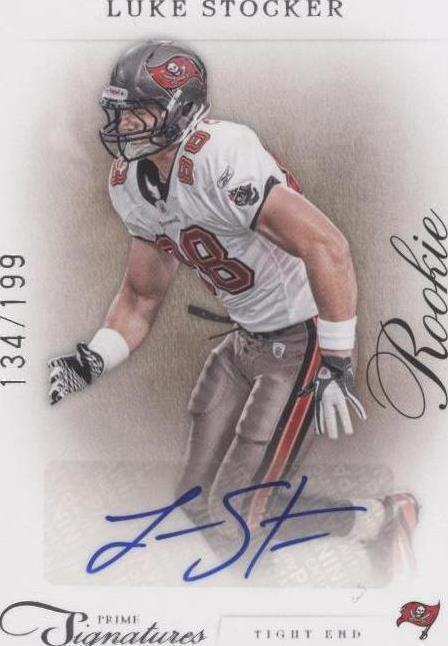 2011 Panini Prime Signatures - Rookie Luke Stocker #202 Silver ...