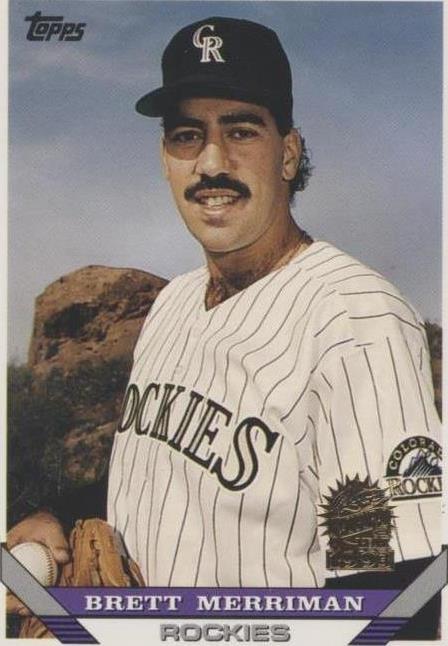 1993 Topps - Inaugural Florida Marlins #593 Brett Merriman (RC) for ...