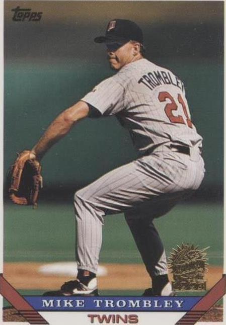 1993 Topps - Mike Trombley #588 Inaugural Florida Marlins for sale ...