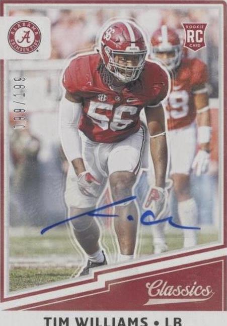 2017 Panini Classics - Rookies Tim Williams #287 Significant Signatures ...