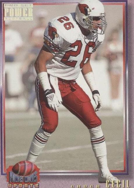 1993 Pro Set Power - Power Moves Update #PMUD23 Chuck Cecil for sale ...