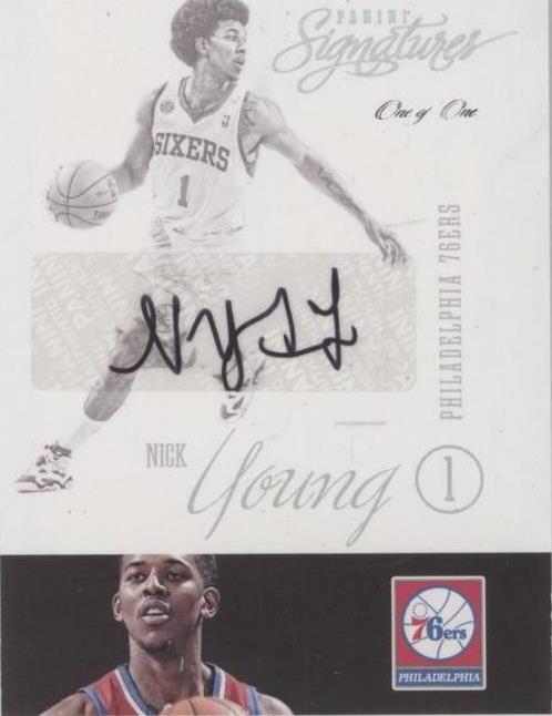 2012-13 Panini Signatures - Platinum #88 Nick Young /1 (AU) for sale ...