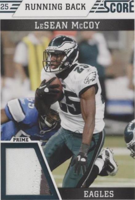 2011 Score - Retail Factory Set Jerseys LeSean McCoy #LM Prime (MEM ...