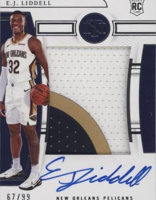 2022-23 Panini National Treasures - Rookie Patch Autographs E.J ...