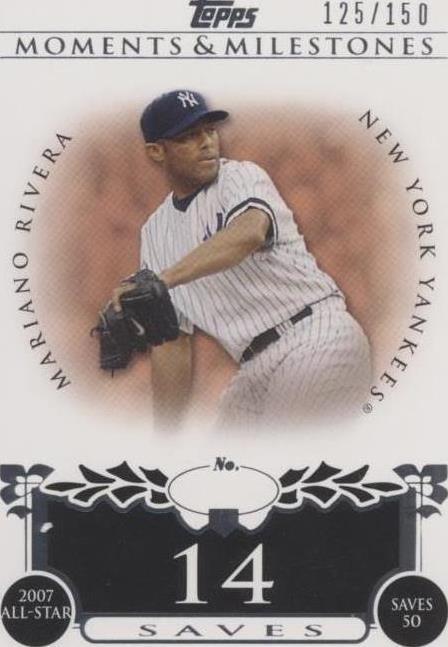 2008 Topps Moments & Milestones - 2001 All-Star - 50 Saves #120-14 ...