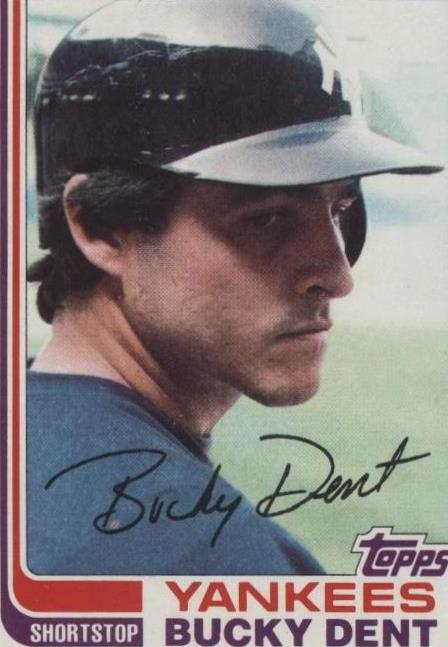 1982 Topps - #240 Bucky Dent for sale online | eBay