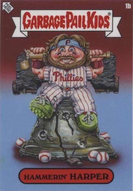 2023 Topps Mlb X Garbage Pail Kids: Series 3 David Gross - Bryce Harper ...
