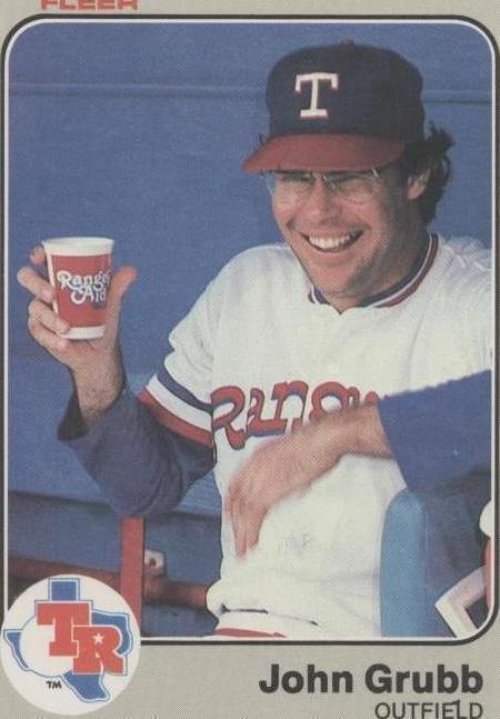 1983 Fleer - Johnny Grubb #567 for sale online | eBay