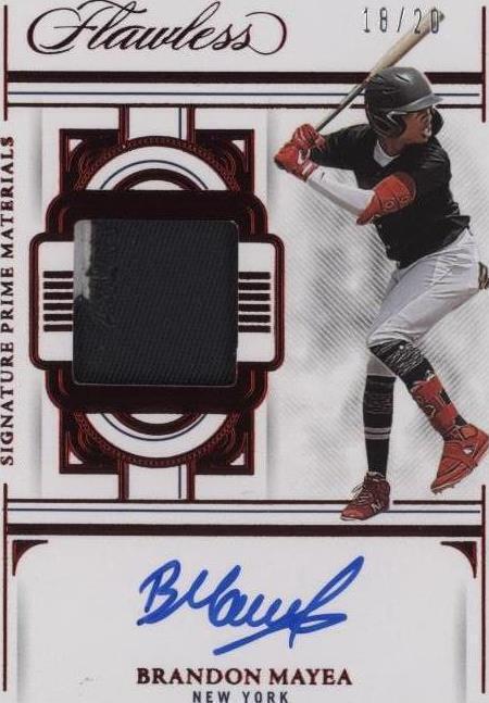 2023 Panini Flawless - Signature Prime Materials Brandon Mayea #SPM-BM ...
