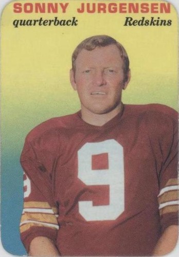 1970 Topps Glossy Football Card #20 - Sonny Jurgensen | eBay 1970 Topps Glossy Football Card #20 - Sonny Jurgensen | eBay