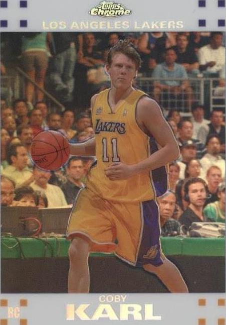 2007-08 Topps Chrome - White Refractor #116 Coby Karl /99 (RC) for sale ...