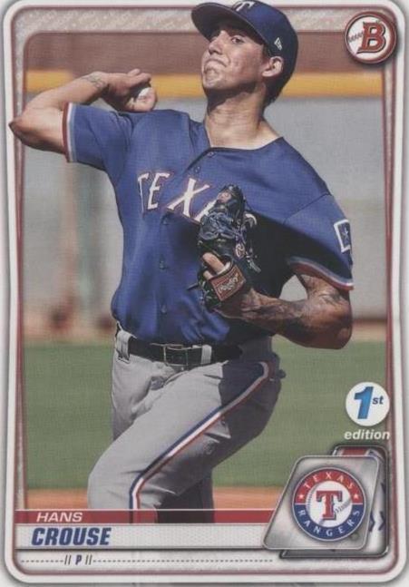 2020 Bowman 1st Edition - #BFE-119 Hans Crouse (RC) for sale online | eBay