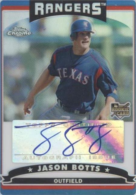 2006 Topps Chrome - Jason Botts #339 Refractor /500 (AU) for sale ...