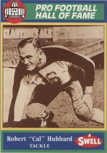 1990 Swell Pro Football Hall of Fame - #8 Cal Hubbard for sale online ...