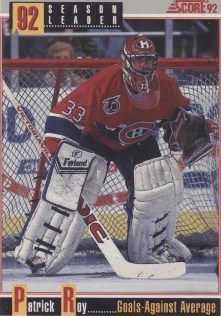 1992-93 Score - Patrick Roy #418 | eBay