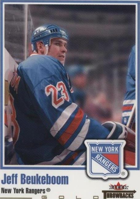 2002-03 Fleer Throwbacks - Gold #31G Jeff Beukeboom for sale online | eBay