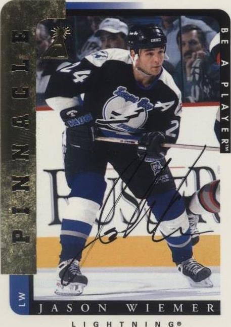 1996-97 Pinnacle Be A Player - Jason Wiemer #26 Autographs (AU) for ...