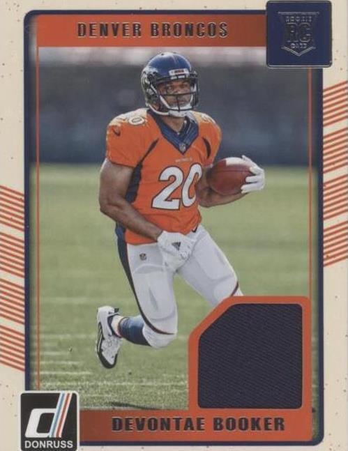 2016 Donruss - Rookie Threads Devontae Booker #15 (MEM, RC) for sale online | eBay