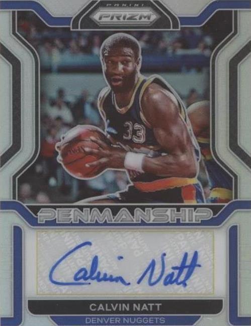 2021-22 Panini Prizm - Penmanship Calvin Natt #PM-CNT Silver Prizm (AU ...