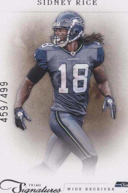 2011 Panini Prime Signatures - #157 Sidney Rice /499 for sale online | eBay