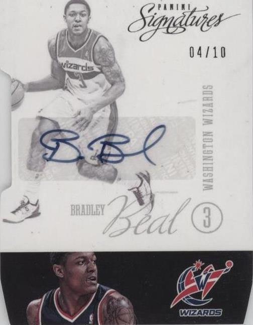 2012-13 Panini Signatures - Bradley Beal #4 Die-Cut /10 (AU, RC) for ...