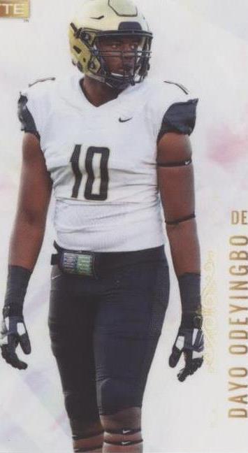 2021 Wild Card MATTE - Dayo Odeyingbo #MBC-34 Retail (RC) for sale ...