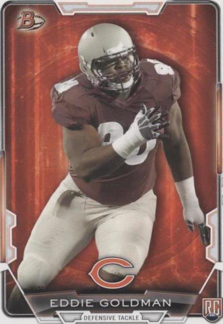 2015 Bowman - Rookies Eddie Goldman #72 (RC) for sale online | eBay