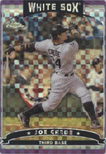 2006 Topps Chrome - Joe Crede #205 X-Fractor for sale online | eBay