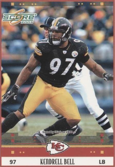 2005 Score - Glossy #231 Kendrell Bell for sale online | eBay