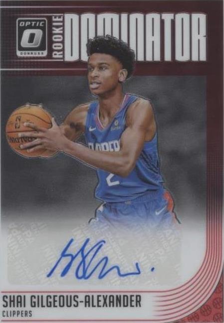 2018-19 Panini Donruss Optic - Rookie Dominator Signatures #RD-SGA Shai ...