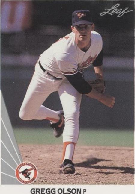 1990 Leaf - #7 Gregg Olson for sale online | eBay