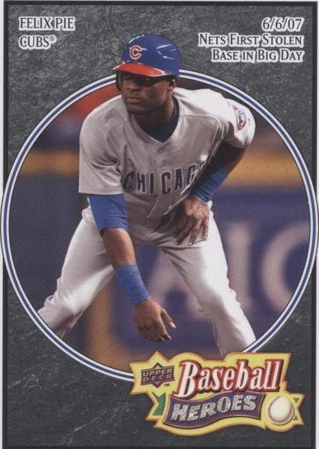2008 Upper Deck Baseball Heroes - Felix Pie #142 Black for sale online ...