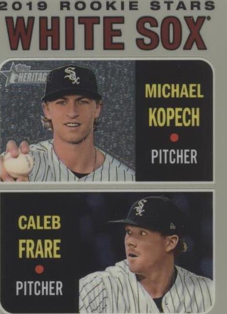 2019 Topps Heritage - Rookie Stars Chrome #THC-7 Michael Kopech, Caleb ...