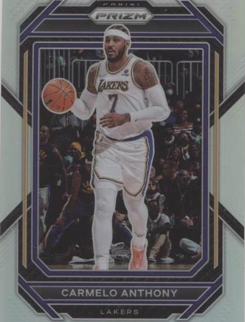 2022-23 Panini Prizm - Silver Prizm #144 Carmelo Anthony for sale ...