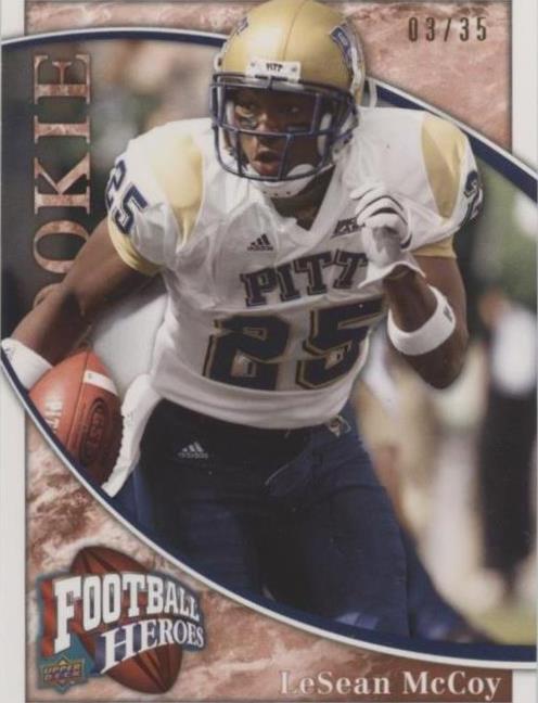 2009 Upper Deck Football Heroes - Orange #101 LeSean McCoy /35 (RC) for ...