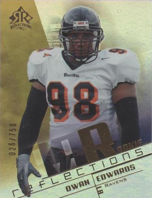 2004 Upper Deck Reflections - Rookie Reflections Dwan Edwards #162 /750 ...
