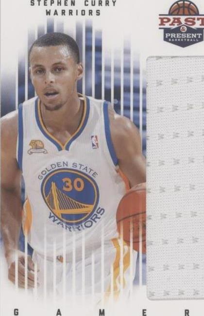 2011-12 Past & Present - Gamers Materials #79 Stephen Curry (MEM) for ...