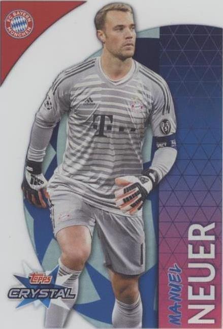 2018-19 Topps Crystal UEFA Champions League - Manuel Neuer #21 for sale ...