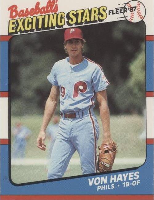 1987 Fleer Baseball's Exciting Stars - Von Hayes #23 for sale online | eBay