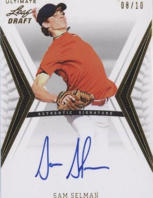 2012 Leaf Ultimate Draft - Sam Selman #BA-SS1 Gold /10 (AU, RC) for ...