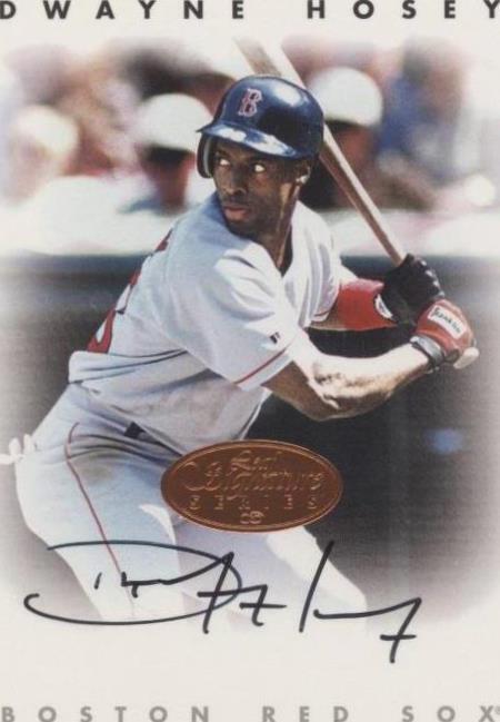 1996 Leaf Signature Series - Autographs Dwayne Hosey Bronze (AU) for ...